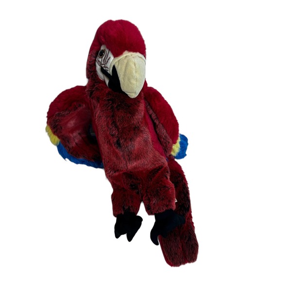 Folkmanis Puppets | Toys | Folkmanis Hand Puppet Scarlet Macaw Plush ...